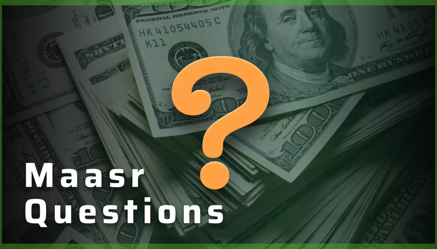 Maaser Questions - When to Give Maaser Money - Torah Live