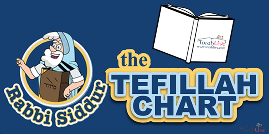 The Tefillah Chart for Jewish Children - Torah Live