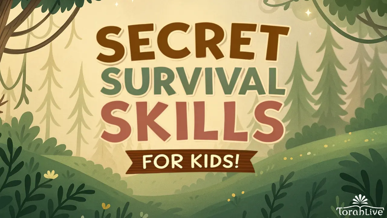 Secret Survival Skills For Kids Local Woods Torah Live